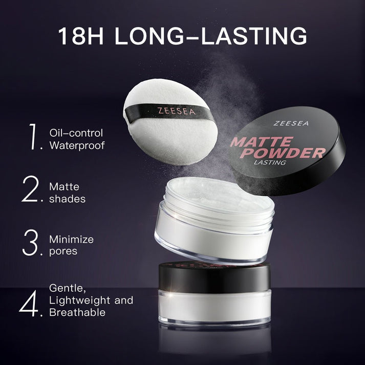 Large-capacity oil-control long-lasting loose powder | ZEESEA