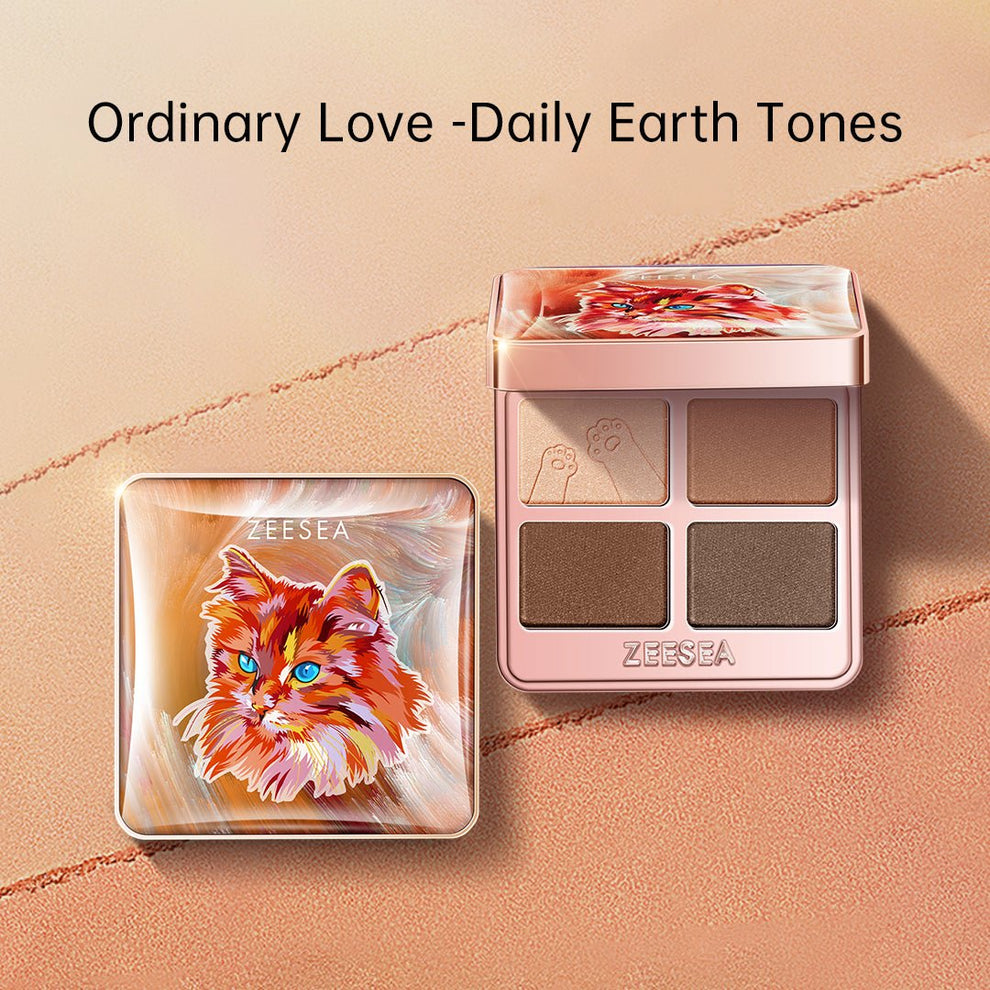 Autumn And Winter Tipsy Kitty Eyeshadow Quad – ZEESEA